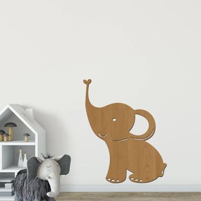 dřevo života Dřevěná dekorace SLŮNĚ Zvolte barvu dekoru: Třešeň, Rozměry šxv (cm): 33x40
