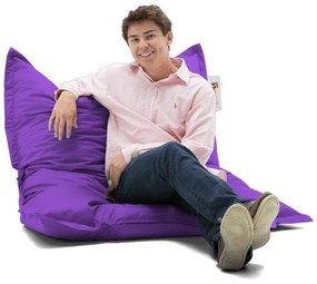 Atelier del Sofa Zahradní sedací vak Cushion Pouf 100x100 - Purple, Purpurová
