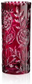 Bohemia Crystal Broušená váza Růže 305mm