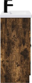 Sada koupelnového nábytku Kouřový dub 56 x 37,5 x 81 cm 3404129