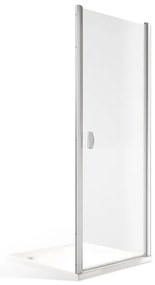 Roltechnik Outlet Jednokřídlé sprchové dveře pro instalaci do niky DCN1 Varianta: šířka: 90 cm - (DCN1/90 - 736-9000000-00-02), Barva profilů a typ výplně: profily: brillant, výplň: transparent