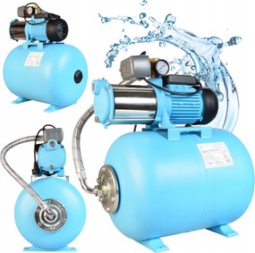 Hydrofor Na Vodu 50 L Čerpadlo Max-h Hydroforová sada 6000 l/h 1300 W Výkonná