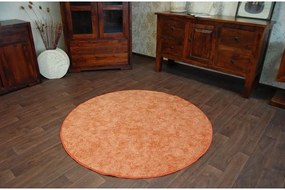 Kulatý koberec SERENADE Graib oranžový