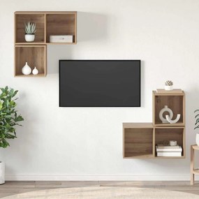 Sestava TV skříněk 4 ks Artisanový dub Kompozitní dřevo 3393290