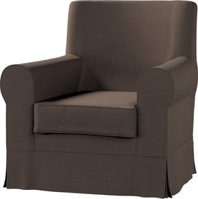 Potah na křeslo IKEA Ektorp Jennylund barva hnědá látka pletený vzor
