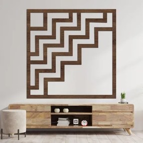 Geometrická dřevěná dekorace na zeď | Moderní design | SENTOP HDF0397-A