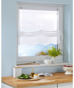 MERADISO® Stahovací roleta (120 x 100 cm, bílá), Barva: bílá, - 7640160381071
