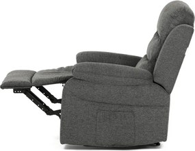 Polohovací křeslo šedé TV-4086 GREY2