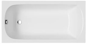Polimat Akrylátová obdélníková vana Classic 120x70 (130x70, 140x70, 150x70, 150x75, 160x70, 170x70, 170x75, 180x80) Barva: Bílá, Rozměry (cm): 120x70
