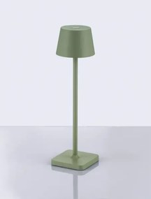 Venkovní stolní lampa Deck zelená