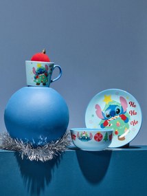Sinsay - Sada: hrnek, miska a talíř Stitch - vícebarevná
