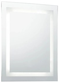 vidaXL Koupelnové zrcadlo s LED světly a dotykovým senzorem 60 x 80 cm