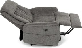 Polohovací křeslo šedé, elektrické TV-Q8575 GREY2