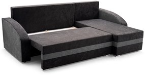Casarredo - Komfort nábytek Rohová sedací souprava WALERIANA rozkládací s úložným prostorem, Suedine 1008/1024
