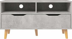 TV skříňka betonově šedá 90 x 40 x 48,5 cm kompozitní dřevo 326781