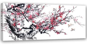 Gario Obraz na plátně Japonské třešňové květy Rozměry: 90 x 30 cm