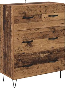 Vysoký bufet Staré dřevo 69,5 x 34 x 90 cm Kompozitní dřevo 3402695