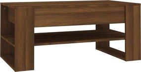 vidaXL Konferenční stolek 102 x 55 x 45 cm kompozitní dřevo [816930] Barva: hnědý dub