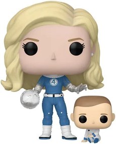 Funko pop! movies: the fantastic four: first steps - invisible woman and franklin - figurka