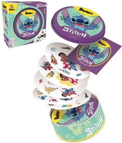 ASMODEE Hra postřehová Dobble Stitch v plechové krabičce *SPOLEČENSKÉ HRY* asdobsti07m