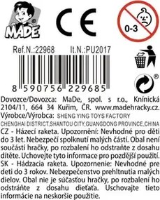 MaDe 20131 - Raketa na házení, 25 cm
