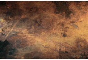 DIMEX | Samolepicí vliesová fototapeta na zeď Poškrábaná měď MA-5-0179 | 375 x 250 cm | měděná, černá
