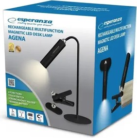 Esperanza ELD118K černá / LED stolní lampa 3v1 / 3W / 200lm / 4000K /