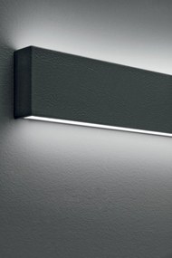 Linea Light 9545 Box_W, černé nástěnné svítidlo se svícením nahoru/dolů, 10W LED 3000K, délka 13,9cm