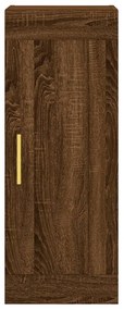 Skříň highboard hnědý dub 34,5 x 34 x 180 cm kompozitní dřevo