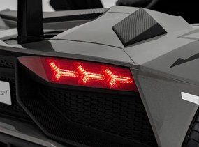 Dětské elektrické autíčko Lamborghini Aventador SV 24 V šedé