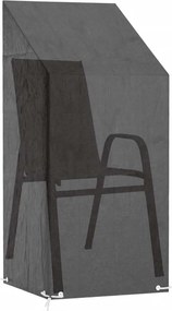 vidaXL Plachta na zahradní židle s 8 očky 65x65x110/150 cm polyethylen [319336]