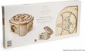 Ugears 3D dřevěné mechanické puzzle Šperkovnice / od 14 let / 190 dílk