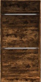 Šatní skříň kouřový dub 100 x 50 x 200 cm kompozitní dřevo 3307805