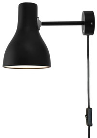 Anglepoise Type 75 nástěnné světlo černé, zásuvka