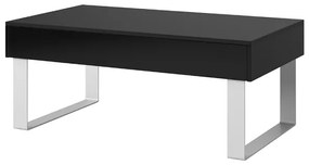 Velký konferenční stolek s úložným prostorem Calabrini Zvolte barevné provedení: Černý lesk