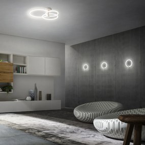 Redo Stropní LED svítidlo Spell, 2 kruhy, ø86cm Barva: Bílá