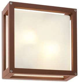 Redo 9893 BRICK GLASS nástěnné svítidlo E27 2 x 42W IP54 Venkovní nástěnná svítidla