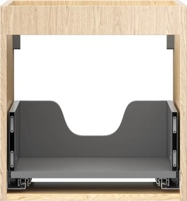 Mexen Box-A, závěsná skříňka 45 cm, 1 zásuvka, dub, 91AX0-0450-470-1-81