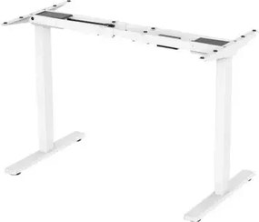 Powerton Rám stolu bílá / Elektricky nastavitelná výška / 72 až 120 cm