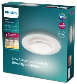 Philips- LED Stmívatelné stropní svítidlo GARNET SCENE SWITCH LED/30W/230V 2700K