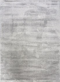 BE Koberec Microsofty 8301 LIGHT GREY - šedý obdélníkový Rozměr: 120x180 cm