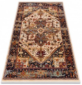 Vlněný kusový koberec Keshan béžový 80x145cm