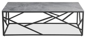 HALMAR UNIVERSE 2 konferenční stolek šedý mramor