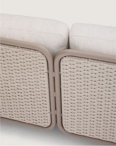 Béžová/taupe čalouněná zahradní pohovka Sedalis – Kave Home