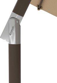 Zahradní slunečník Outsunny s kovovým rámem Ø 2,63 m, polyester 180 g/m², naklápěcí | Aosom