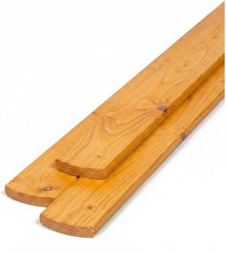Plotovky, zakulacené, světlá lazura, balení 10 ks,  20 x 95 x 1800 mm