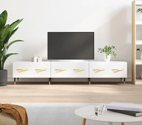 vidaXL TV skříňka 150 x 36 x 30 cm kompozitní dřevo [829138] Barva: bílá s vysokým leskem