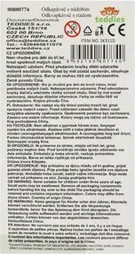 TEDDIES Odkapávač na nádobí s nádobím / Dětská kuchyňka / Plast / 3+
