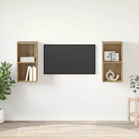 Sestava TV skříněk 2 ks Artisanový dub Kompozitní dřevo 3393557