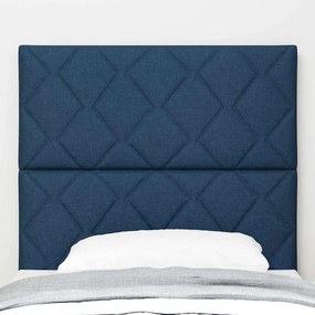 Čelo postele Modrá 90 cm textil 3337892